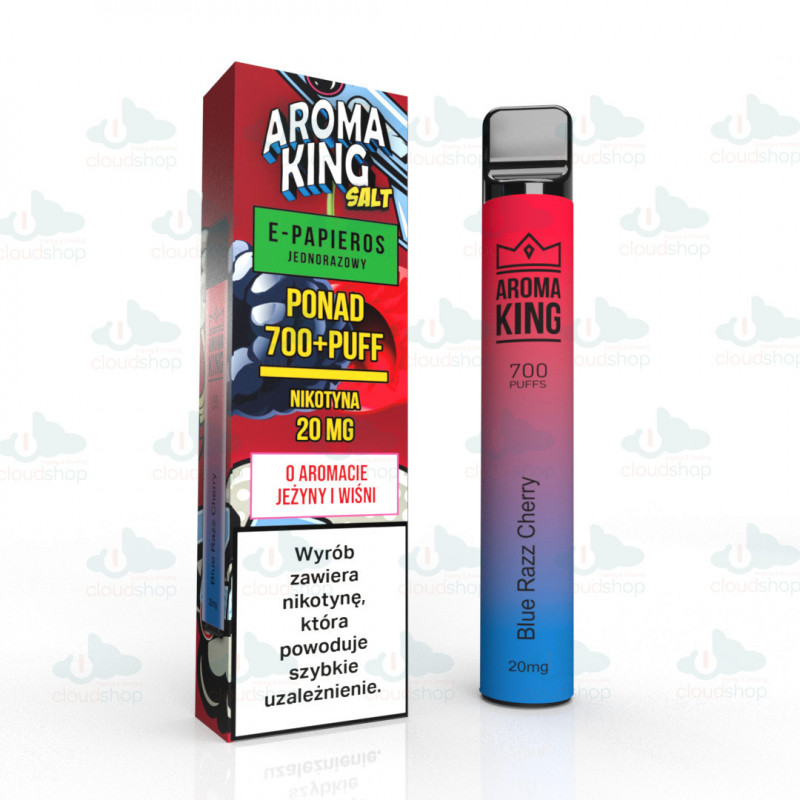 Jednorazowy E-Papieros AROMA KING Classic 700 Blue Razz Cherry